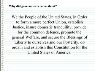 State and government notes | PPT