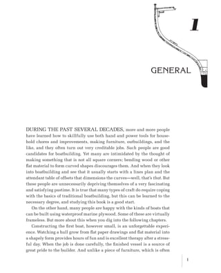 Boatbuilding Manual, 5th Edition - Chapter 1 | PDF