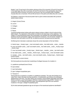 ETAS_MCQ_01 structures of skin | PDF