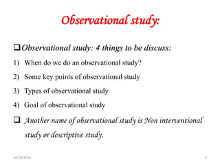 01 study design | PPTX | Medical Health