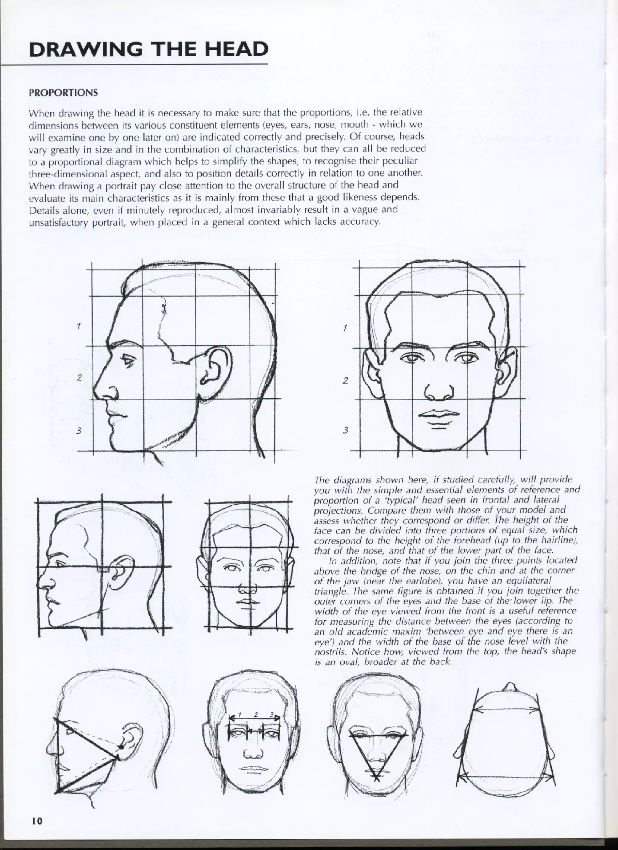 study drawing drawing portraits faces and figures | PDF