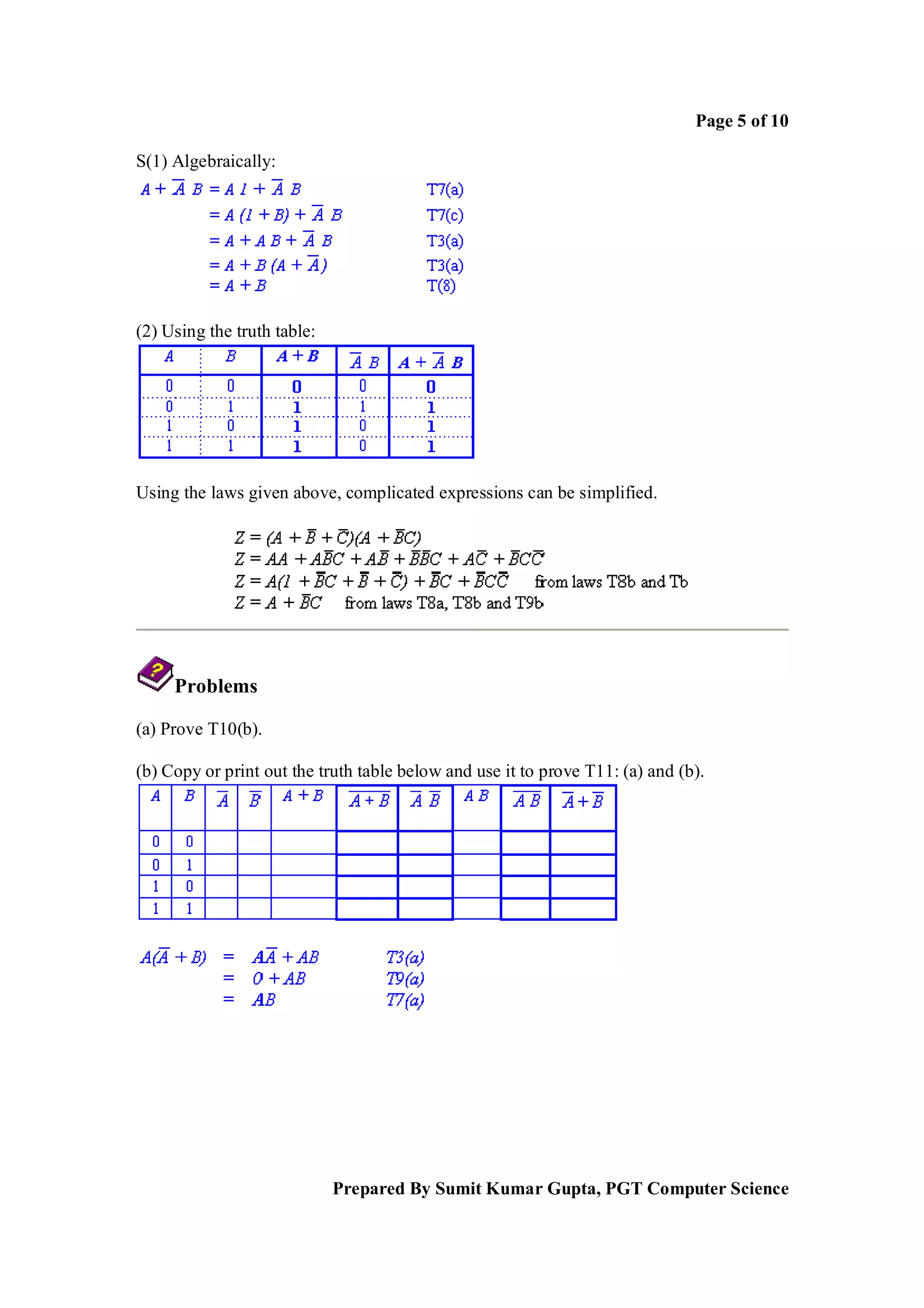 Computer science study material | PDF