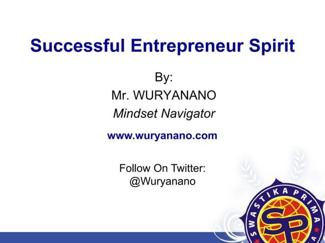 Successful Entrepreneur Spirit | PPT