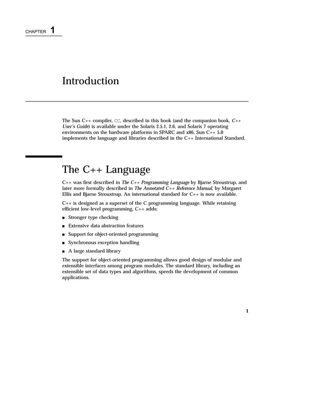01 sun c++ programming guide | PDF