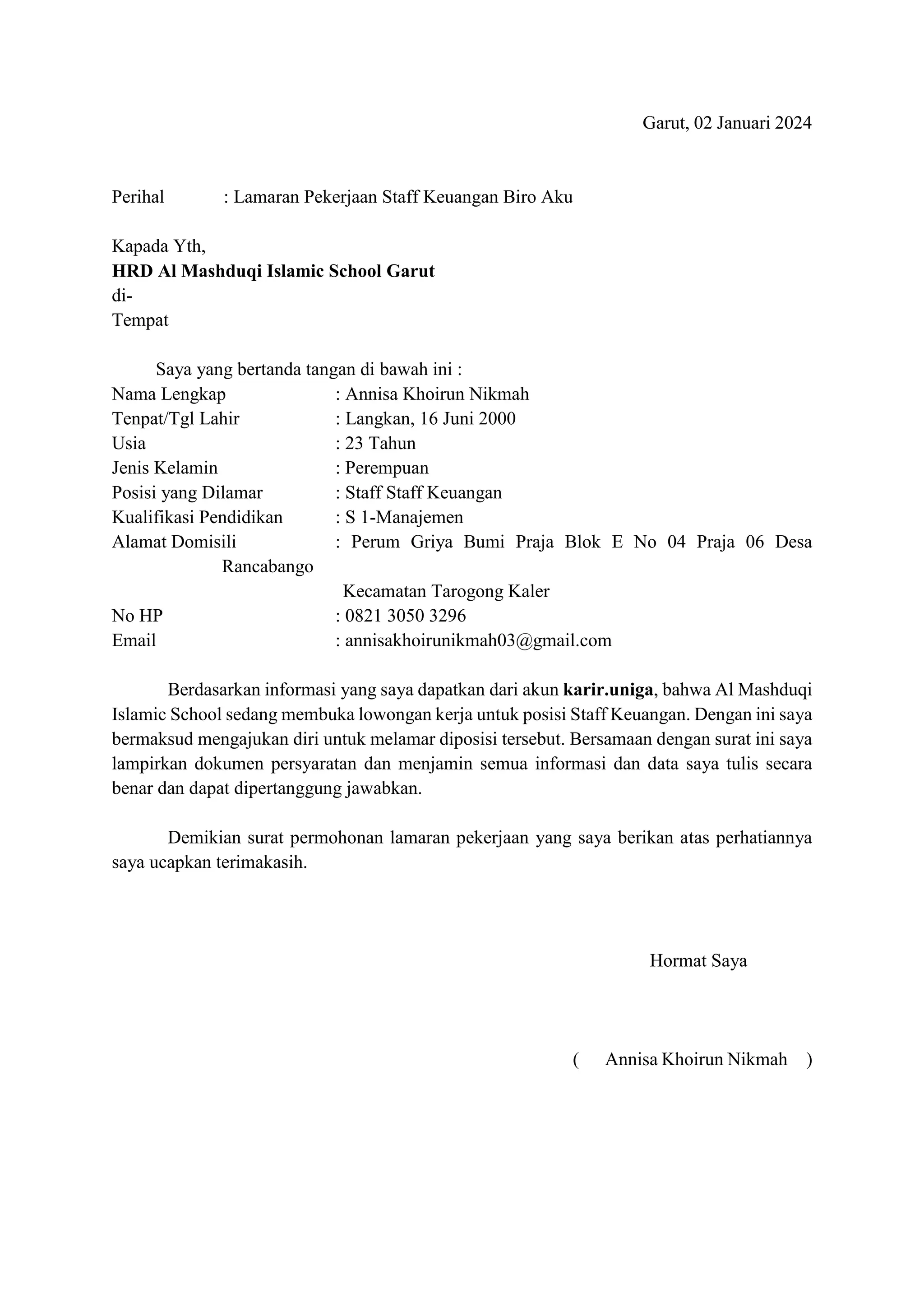 Surat Lamaran Staff Keuangan Terbaru.pdf