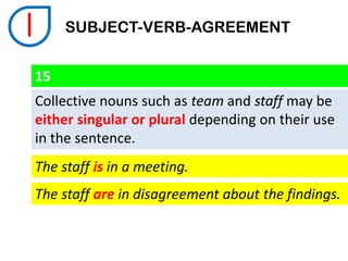 01 SUBJECT-VERB-AGREEMENT | PPT