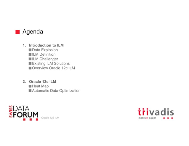 Information Life Cycle Management avec Oracle 12c | PPT