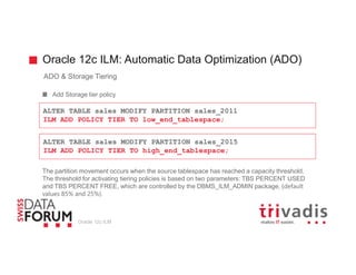 Information Life Cycle Management avec Oracle 12c | PDF