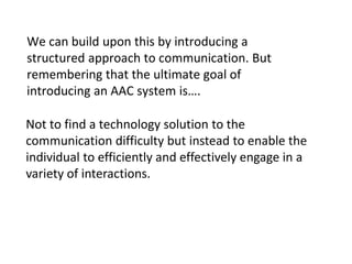 Module 1 Unit 1 Symbols and AAC | PPTX
