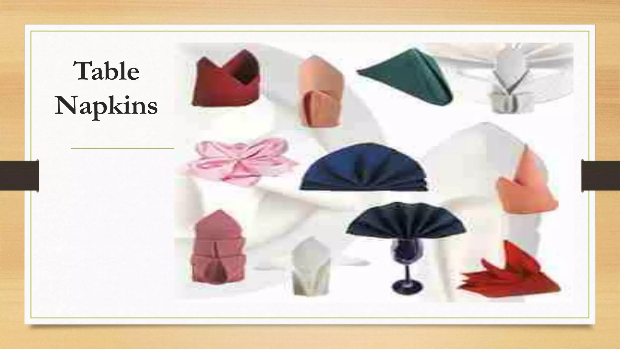 table appointments | PPTX