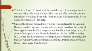 01 taxation history | PPTX