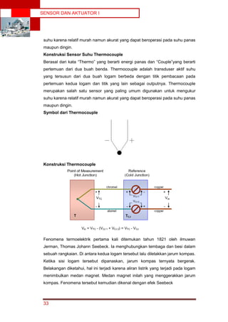 teknik sensor dan aktuator listrik by Okky Prasetiyo | PDF