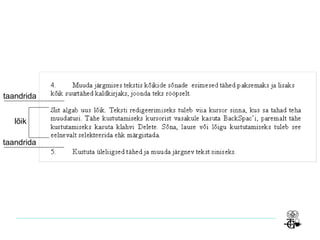 Teksti sisestamise reeglid | PPT