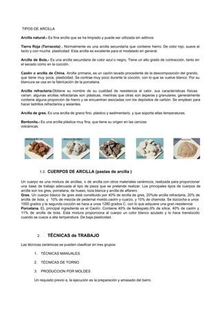 01 teoría del volumen la arcilla. historia y técnicas | PDF