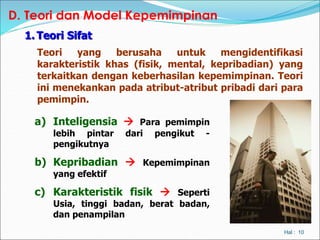 01_Teori_dan_Konsep_Kepemimpinan.ppt