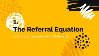 The 5 levels of referral - BNI Matrix Network Education | PPTX