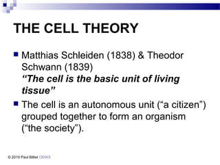 01 the cell_theory | PPT | Biological Sciences | Science