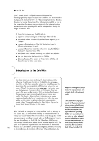 01 the cold war introduction to the cold war | PDF