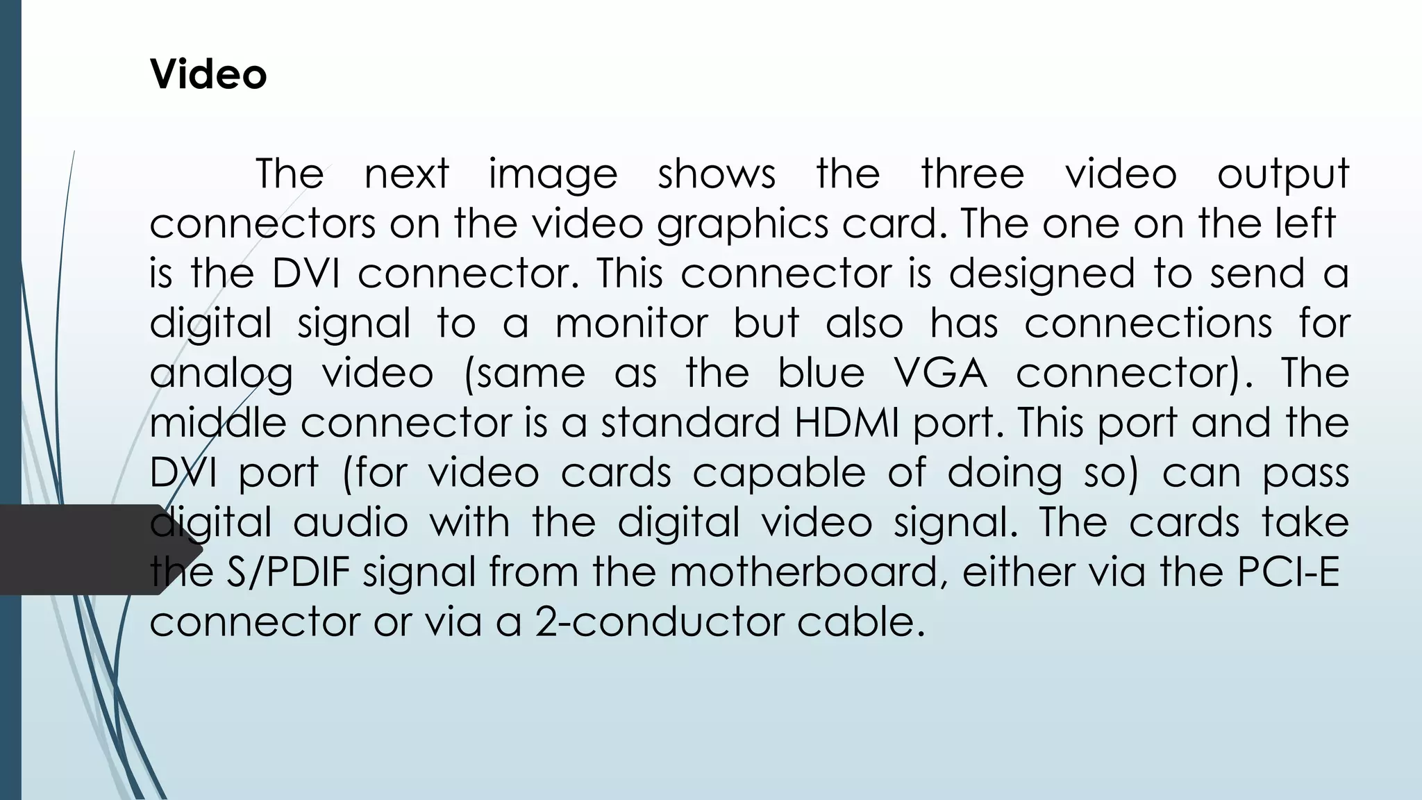 The Computer Its Parts (External) | PPTX