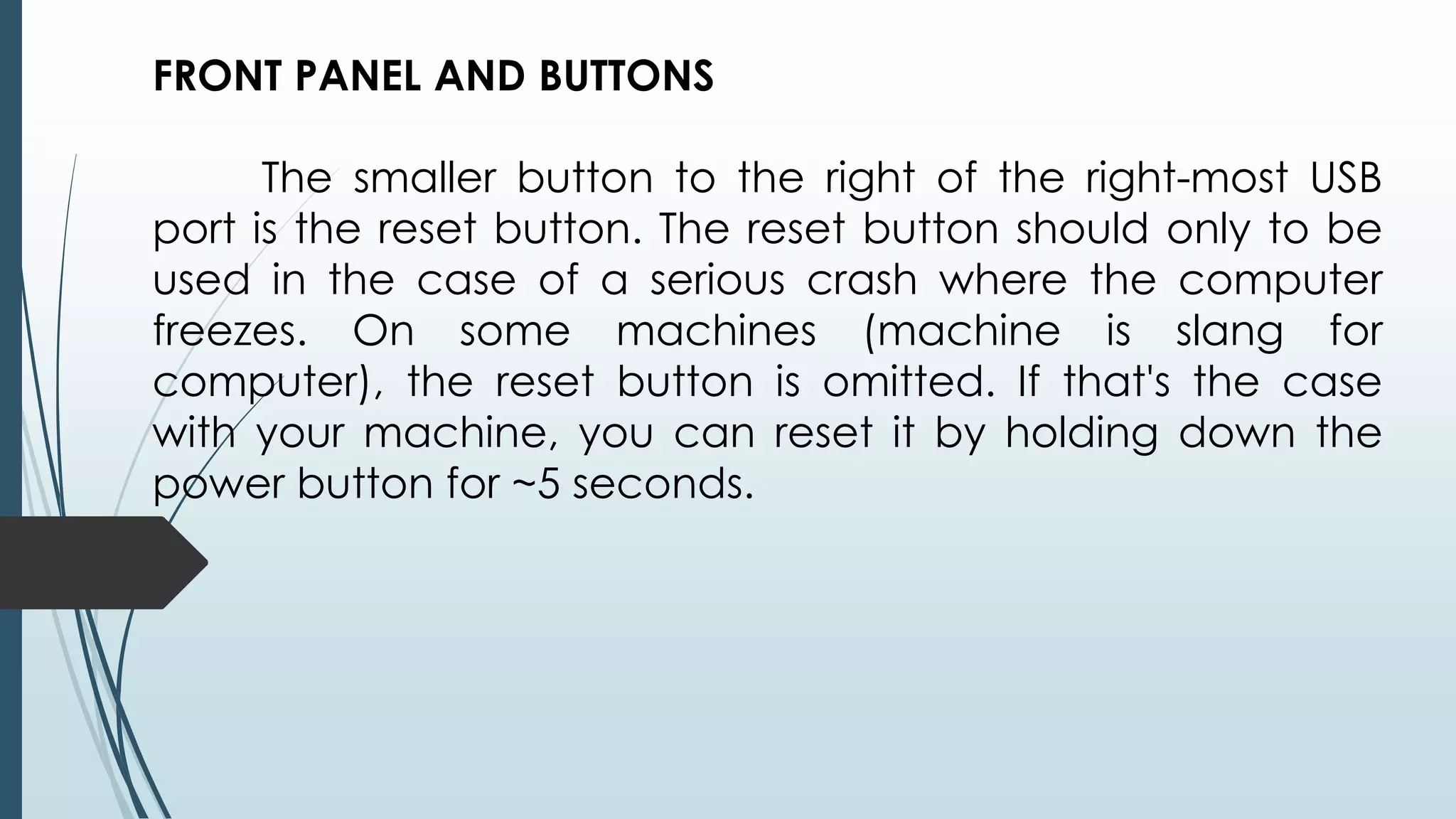 The Computer Its Parts (External) | PPTX