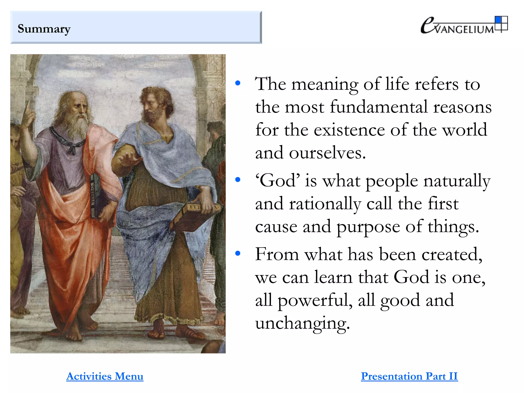 the meaning of life | PPT