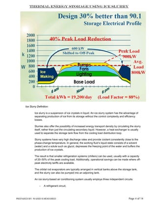 01 thermal energy storage using ice slurry | PDF
