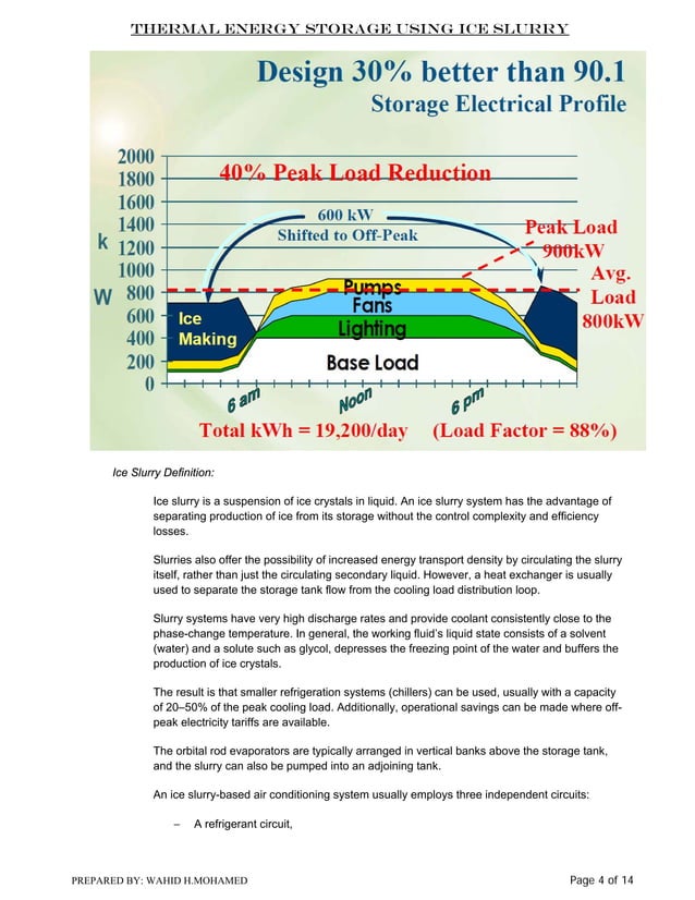 01 thermal energy storage using ice slurry | PDF | Power and Energy ...
