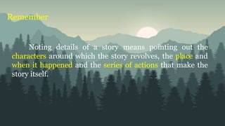 The Sly Fox (Noting Significant Details) | PPTX