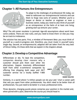 01 the start up of you - summary | PDF
