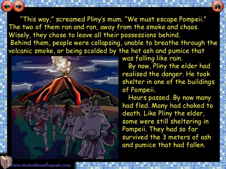 The story of pompeii