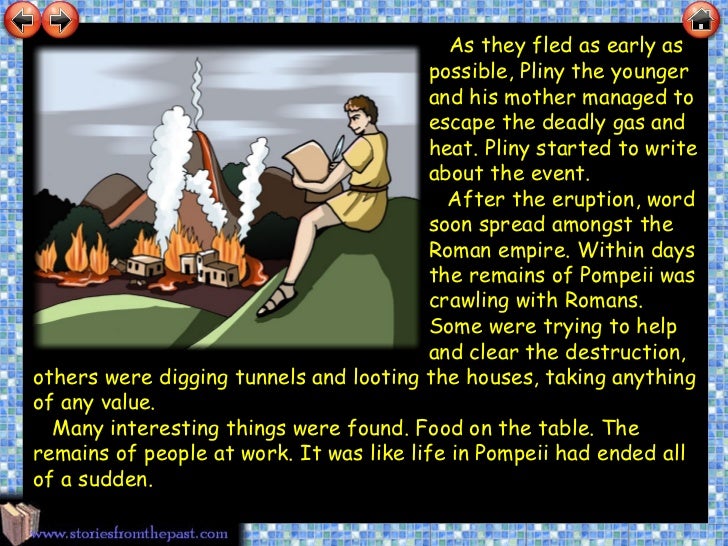 The story of pompeii