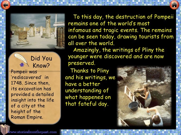 The story of pompeii