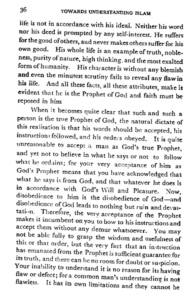 Towards understanding islam | PDF