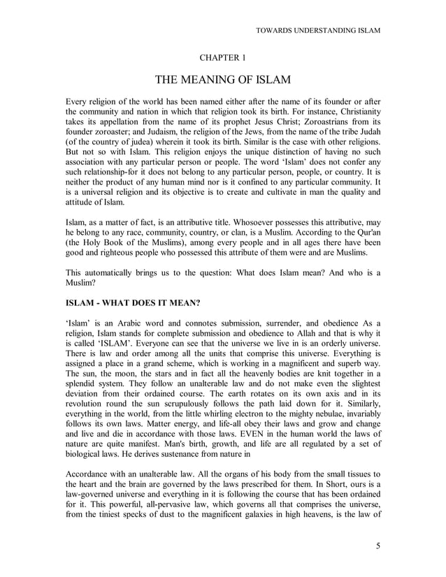 01 Towards Understanding Islam.pdf