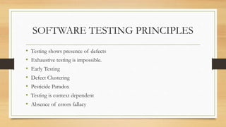 Test planning and software's engineering | PPT | Computer Software and ...