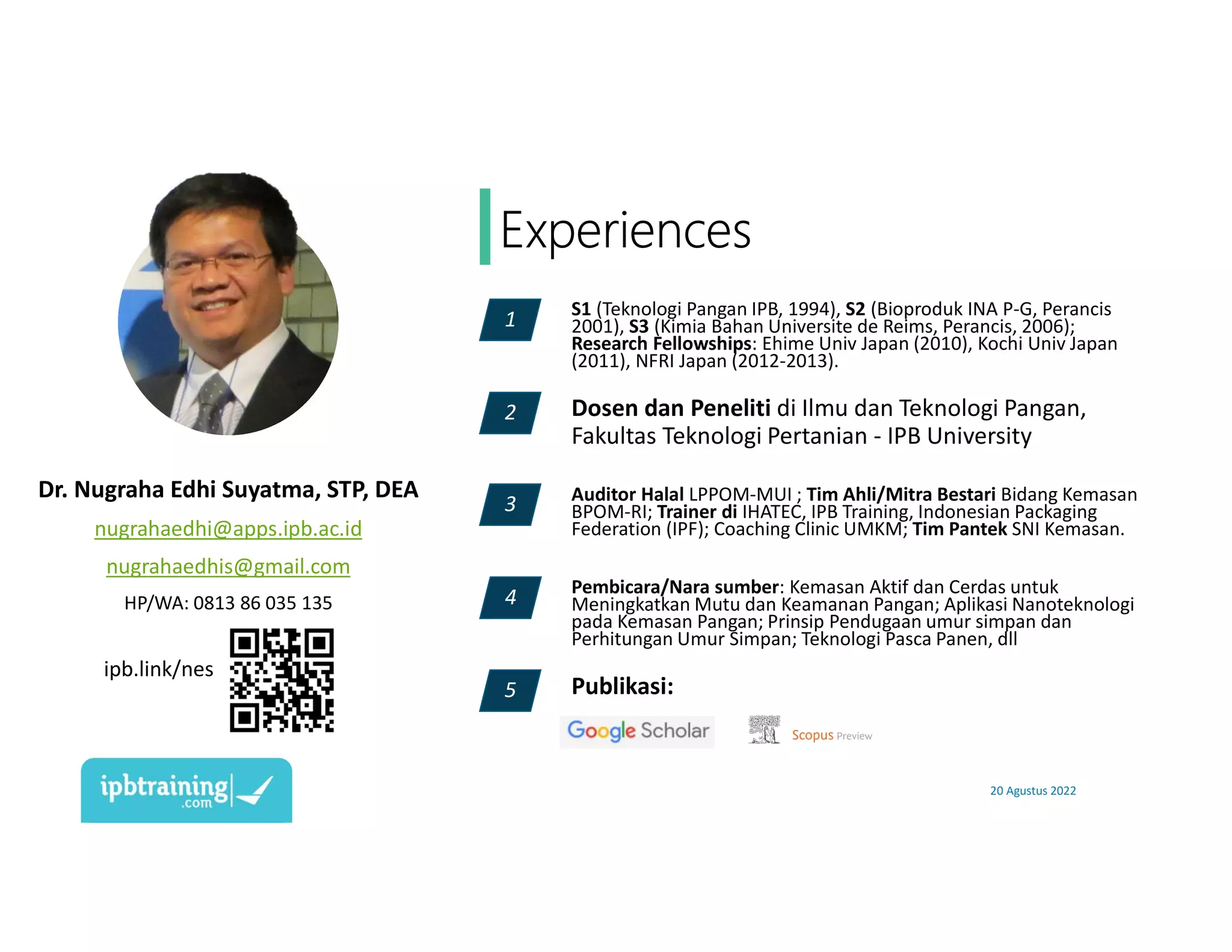 01 TPN1632 Overview Teknologi Pengemasan dan Penyimpanan Pangan ...