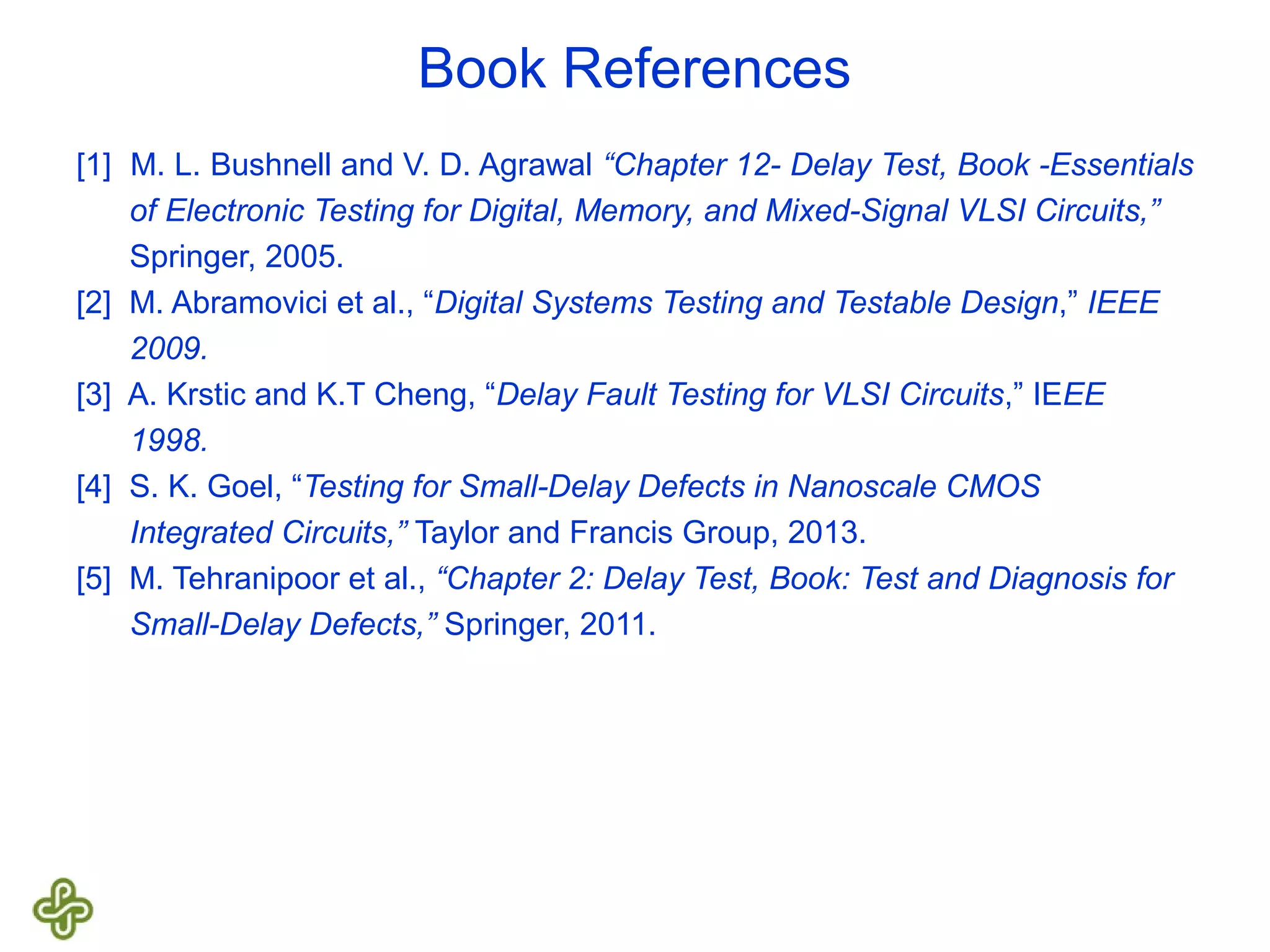 01 Transition Fault Detection Methods By Swetha Ppt 1241