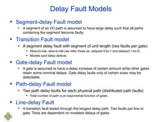01 Transition Fault Detection methods by Swetha | PPT