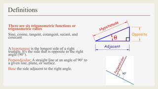 Trigonometric ratios | PPTX