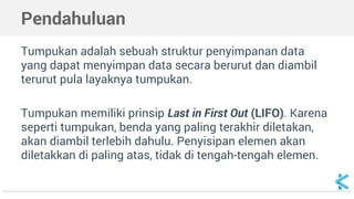 Algoritma dan Struktur Data - Stack | PDF