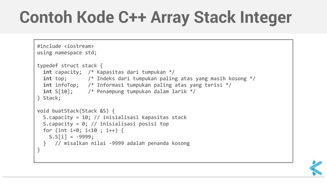 Algoritma dan Struktur Data - Stack | PDF