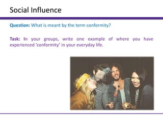 Social 01 Types of Conformity | PPT