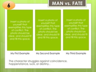 Types of Literary Conflict - Homework | PPTX