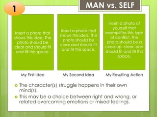 Types of Literary Conflict - Homework | PPTX