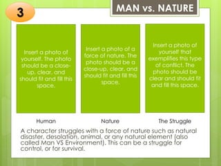 Types of Literary Conflict - Homework | PPTX