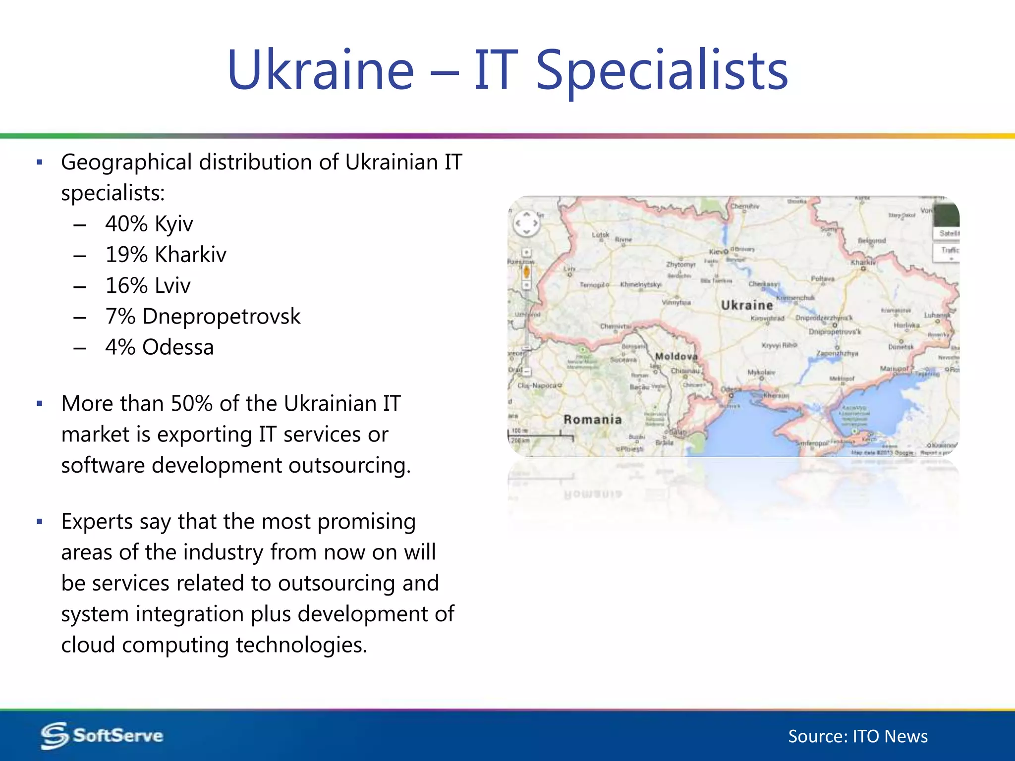 Information Technology & Outsourcing. Migration to Central & Eastern