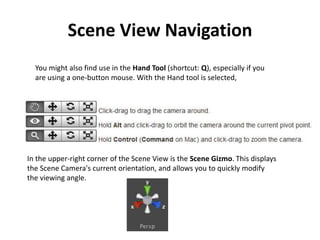 unity basics | PPTX