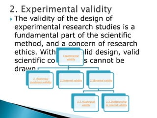 01 validity and its type | PPTX