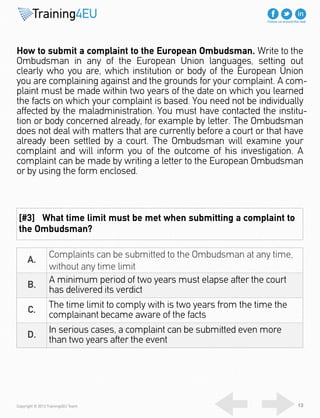 Verbal Reasoning Sample Tests EU EPSO Volume 02 | PDF