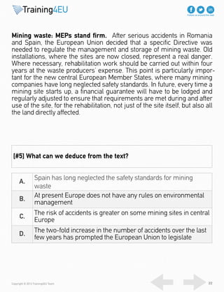 Verbal Reasoning Sample Tests EU EPSO Volume 02 | PDF